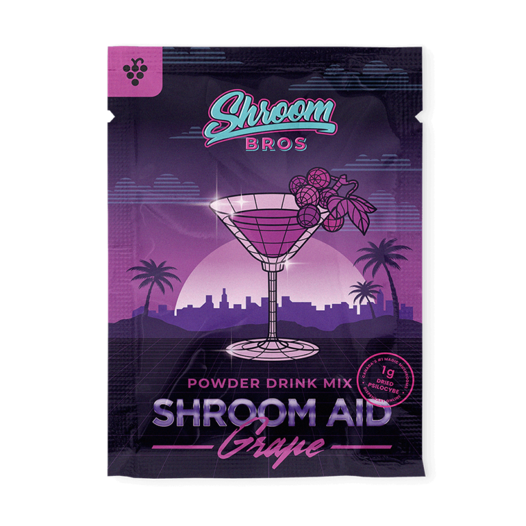 Shroom Aid - Grape Shroom Drink Mix (1 Gram Each) - Shroom Bros - Buy ...
